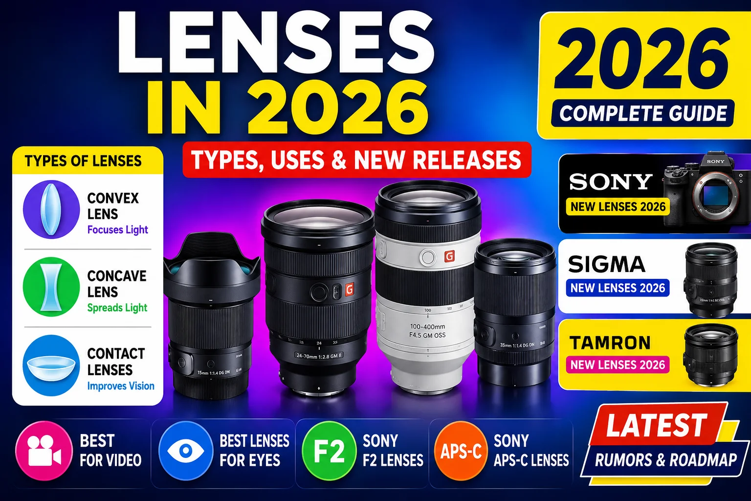 Powerful Types and Uses of Lenses in 2026 You Should Know | Science online